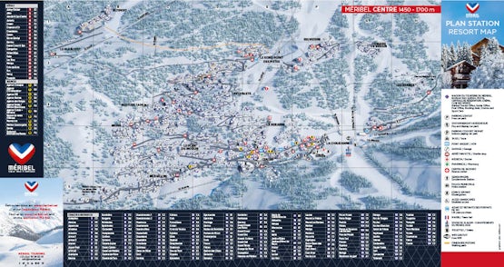 Piste map — Meribel | OVO Network