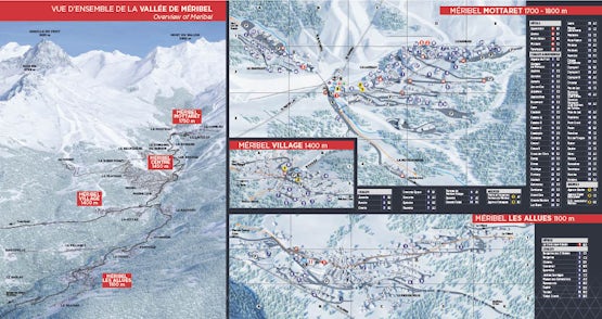 Piste map — Meribel | OVO Network